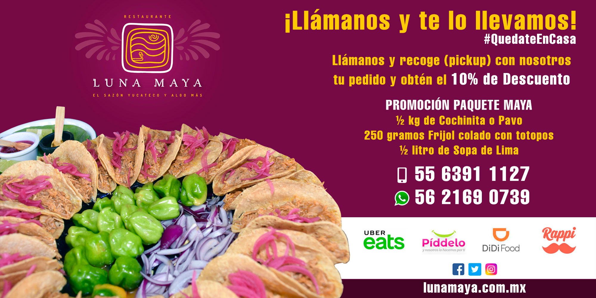 Restaurante Luna Maya el sazón Yucateco